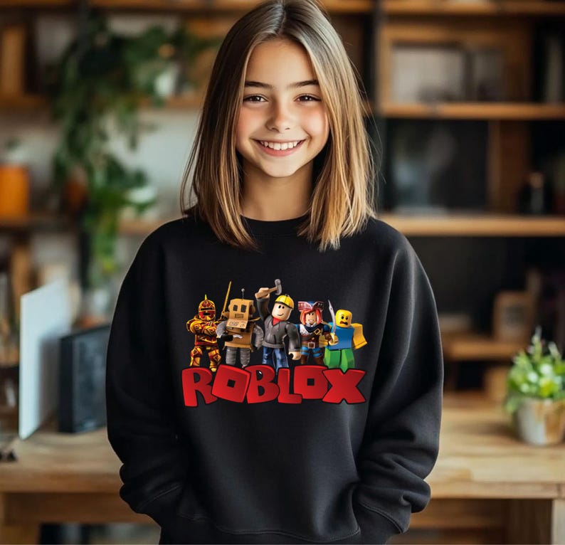 Roblox Hoodie, Roblox Sweatshirt, Roblox Shirt, Kids Roblox, Roblox ...