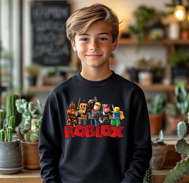 Roblox Hoodie, Roblox Sweatshirt, Roblox Shirt, Kids Roblox, Roblox ...