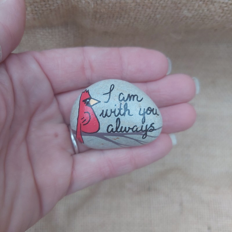 Cardinal Memorial Stone - Etsy