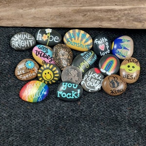 Pocket Hugs - Painted Keepsake Rocks - Coworker, Classroom, Friend ...