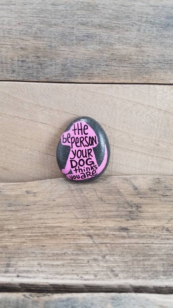 Painted rock magnet painted rock hand painted beach rock | Etsy