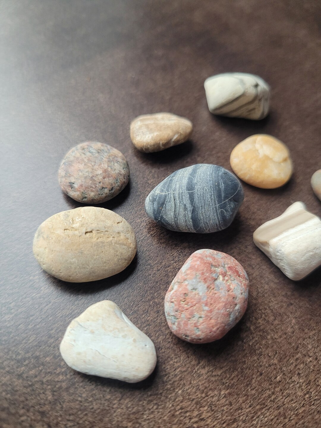 10 Small Beach Rocks/pebbles, Colorful Assortment - Lake Michigan ...