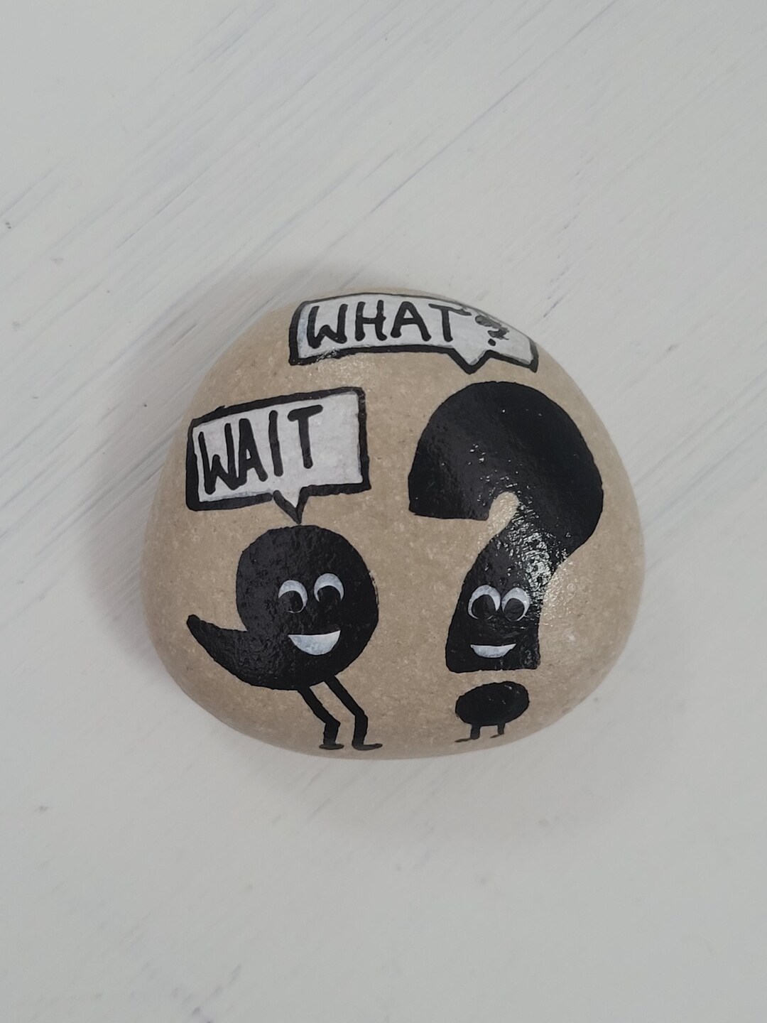 Hand Painted Rock - Funny Refrigerator Magnet - Sarcasm Gift - Teacher ...