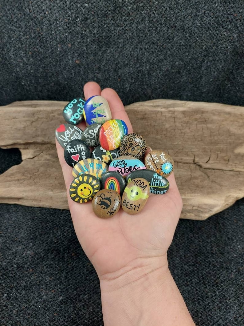 Pocket Hugs - Painted Keepsake Rocks - Coworker, Classroom, Friend ...