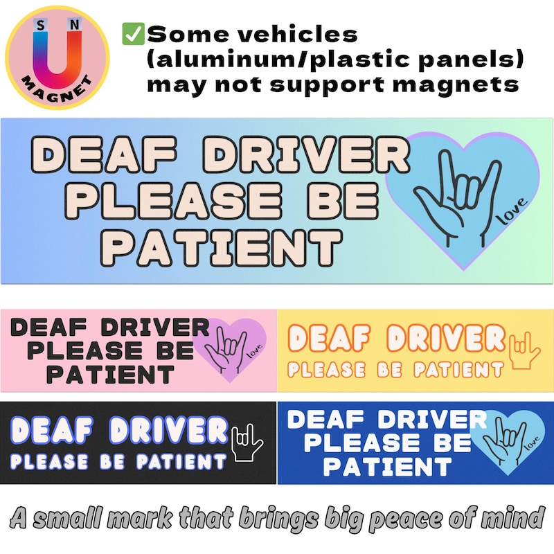 Deaf Awareness Magnet - Etsy
