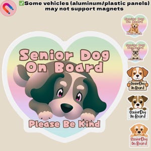 Dog Driving Bumper Magnets - Etsy UK