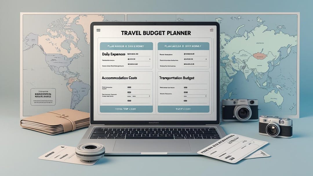 Printable & Editable Travel Budget Planner | Vacation Expense Tracker ...