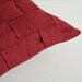 Dark Red Felt Cushion Cover Maroon Felt Pillow Deep Red - Etsy