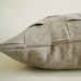 Light Grey Felt Cushion Cover Felt Pillow Decorative - Etsy