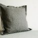 Dark Grey Felt Cushion Cover, Decorative Pillow, Accent Throw Pillow ...