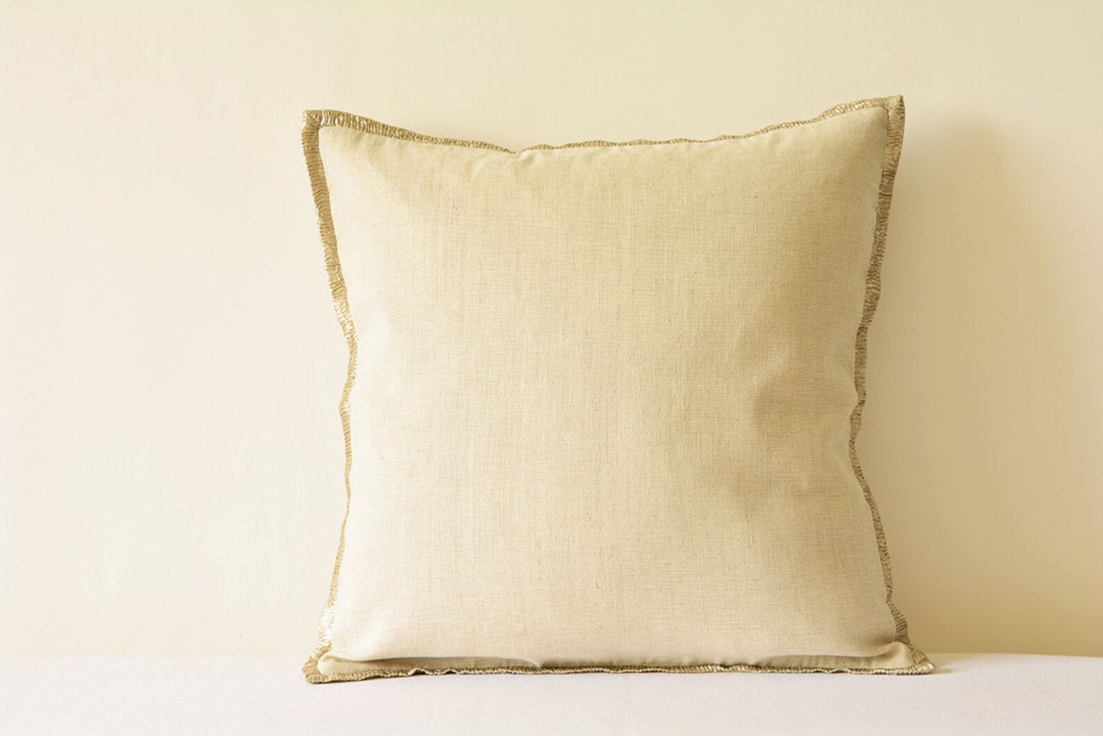 Simple and Luxurious Natural Ecru Cotton Linen With Warm - Etsy