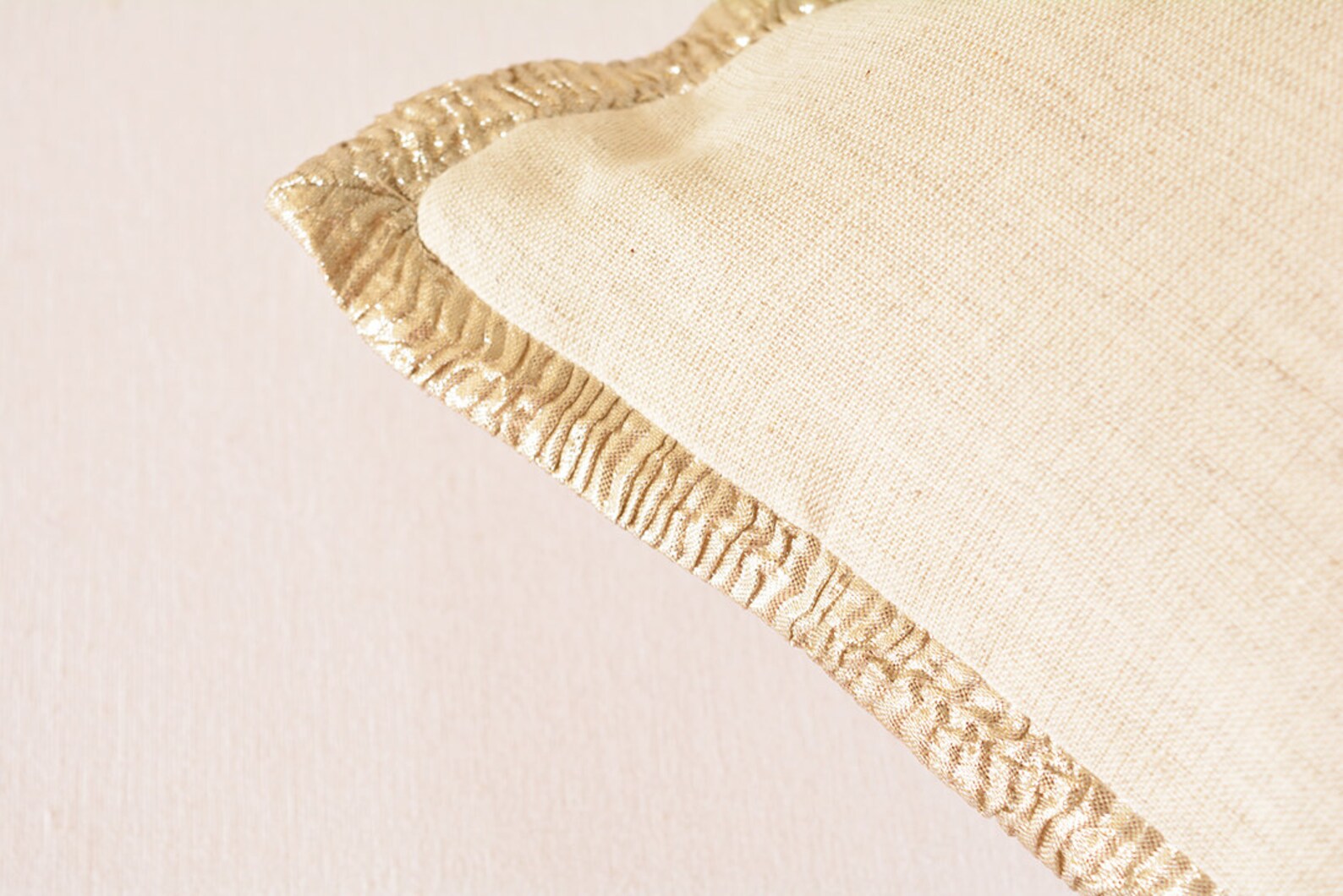 Simple and Luxurious Natural Ecru Cotton Linen With Warm - Etsy