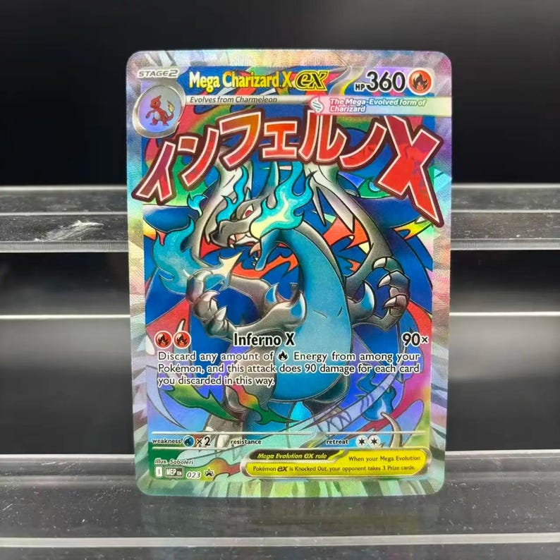 Mega Charizard X EX Holo Proxy Set – Gold Inferno Edition - Etsy