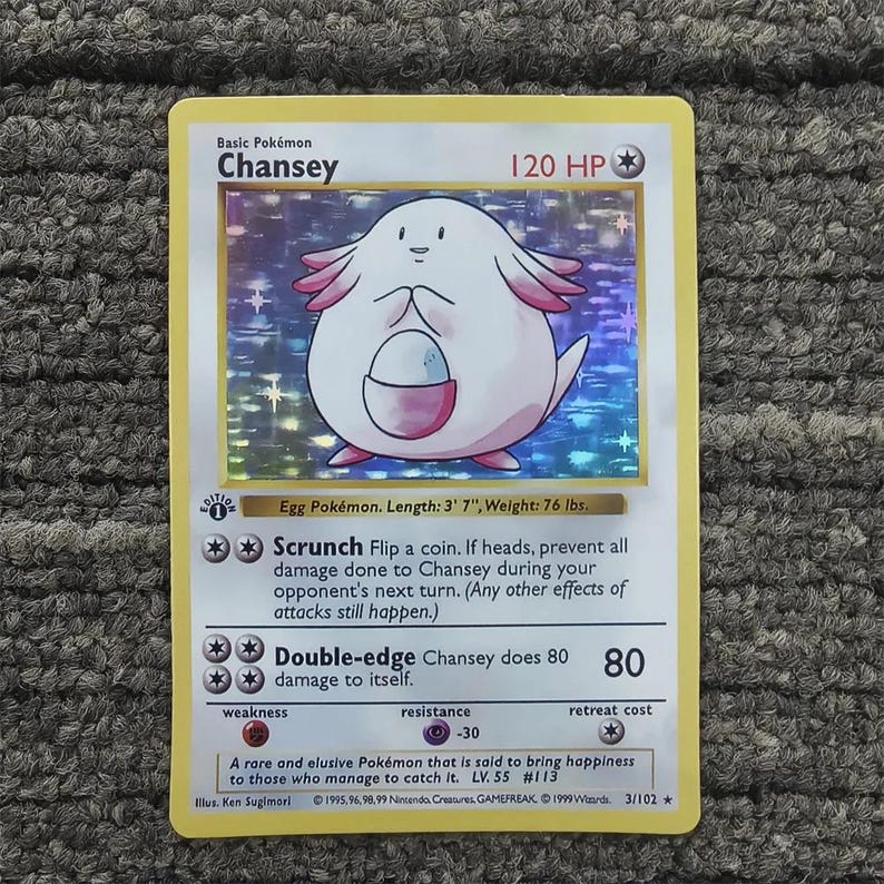 Pokémon TCG Base Set 1999 Holo Proxy Card Set – Complete 16 Rare Cards ...