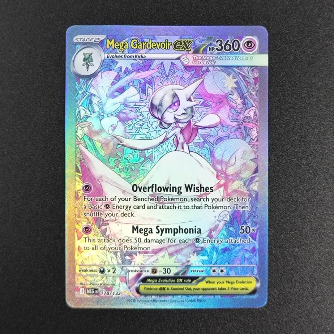 Proxy Pokemon | Mega Gardevoir Ex 178/132 | Textured Holographic Custom ...