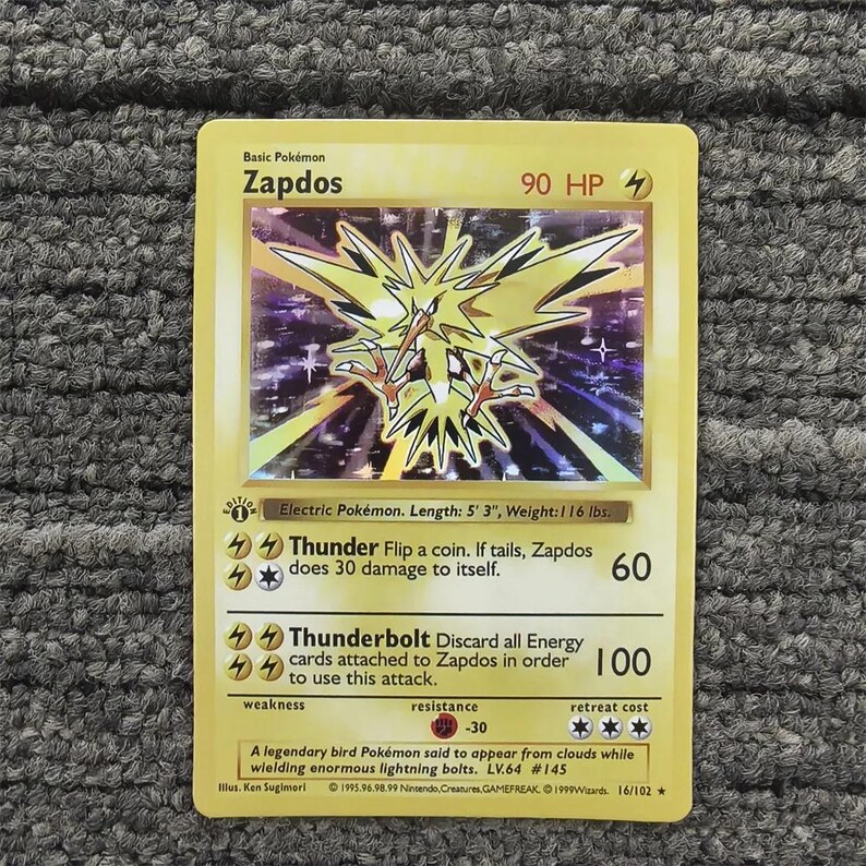 Pokémon TCG Base Set 1999 | Charizard 1.ª Edition | Holo Max Quality ...
