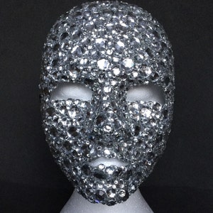 Jewelled Crystal SMALL Full Face Venetian Mask - Etsy