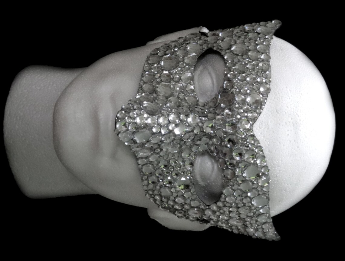 Traditional Venetian Jewelled Crystal Carnival Mask - Etsy