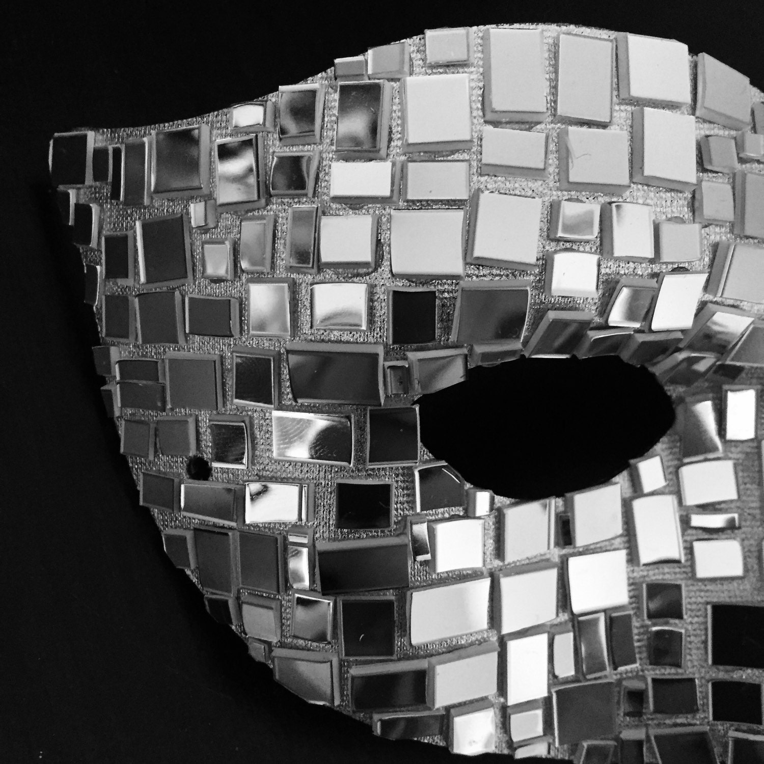 Venetian Small Carnival Mosaic Halloween Mirror Mask - Etsy