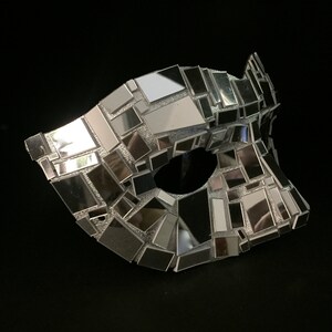 Shattered Mirror Carnival Mask - Etsy
