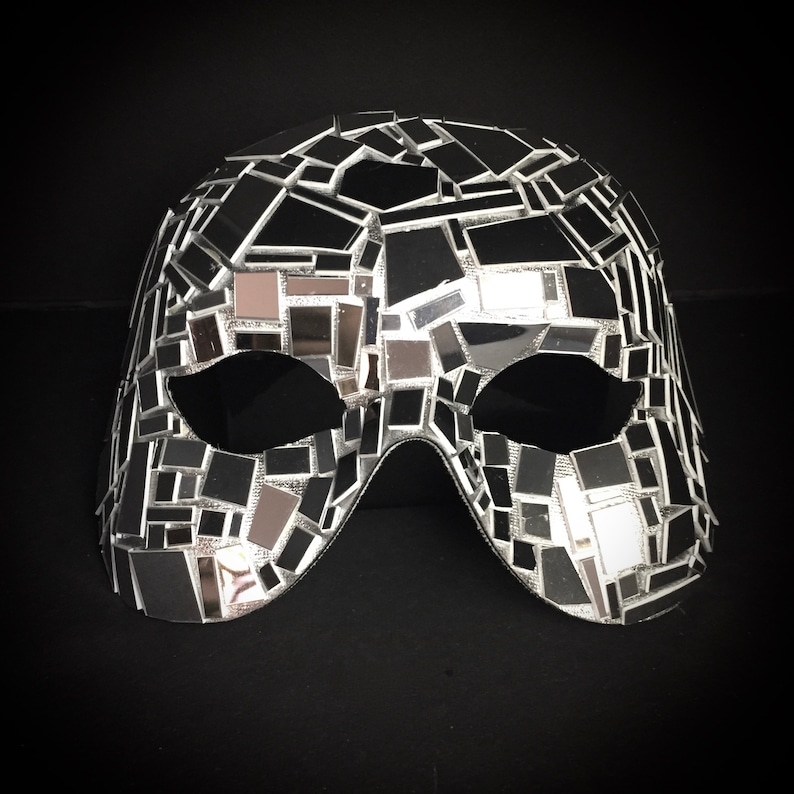 Shattered Mirror Cocktail Carnival Mask - Etsy