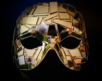 Shattered Mirror Cocktail Carnival Mask - Etsy
