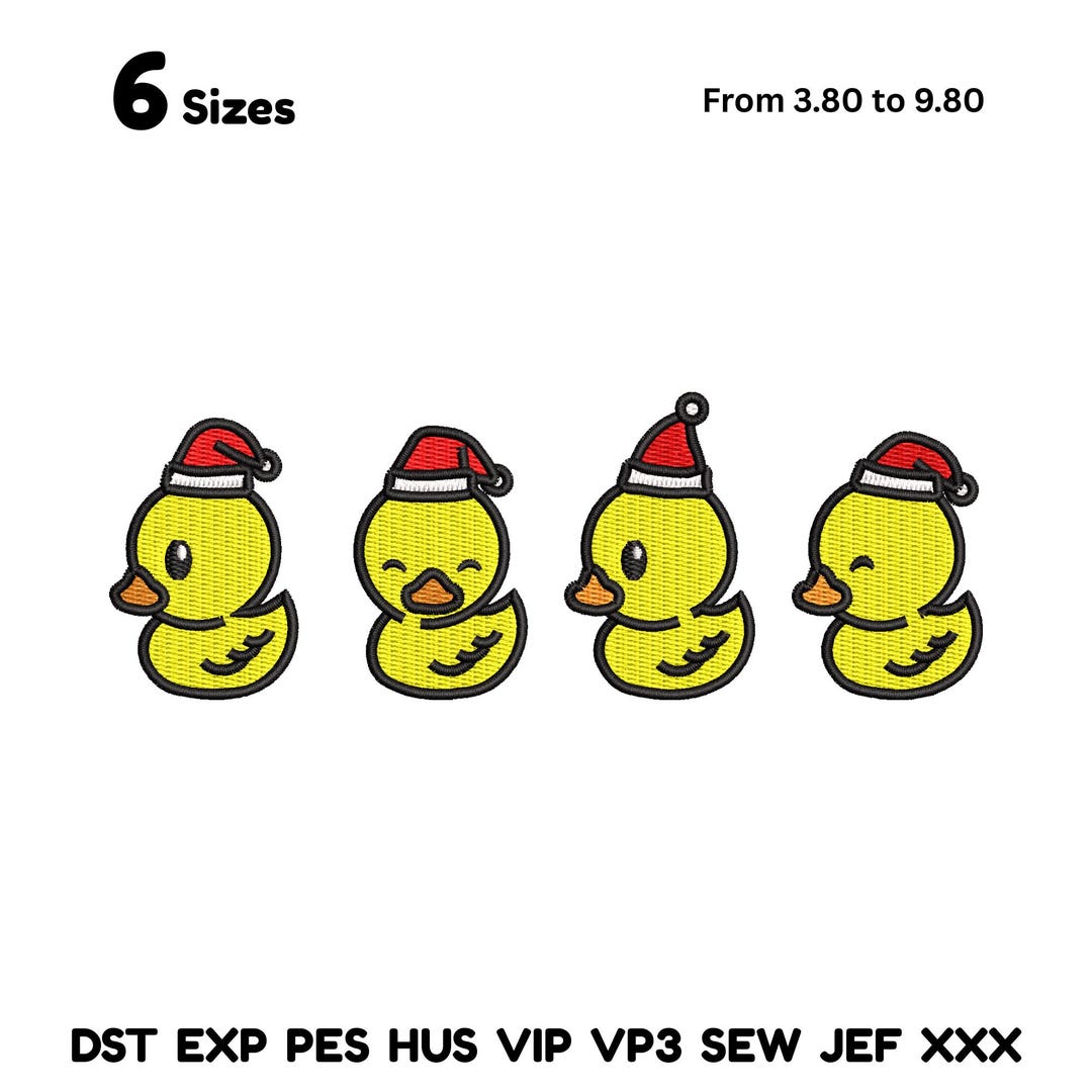 Ducklings Baby Ducks Machine Embroidery Animal Embroidery Design ...