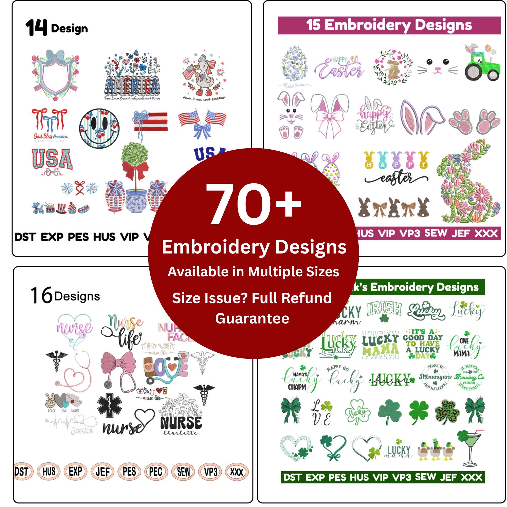 Machine Embroidery Designs Bundle Ultimate Embroidery Bundle Machine ...