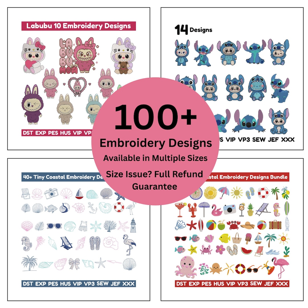 Mega Bundle Machine Embroidery Designs Trending Embroidery Designs ...