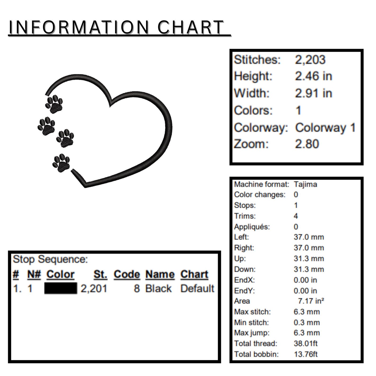 Paw Machine Embroidery Designs Bundle Set Mini Paw Heart Embroidery ...