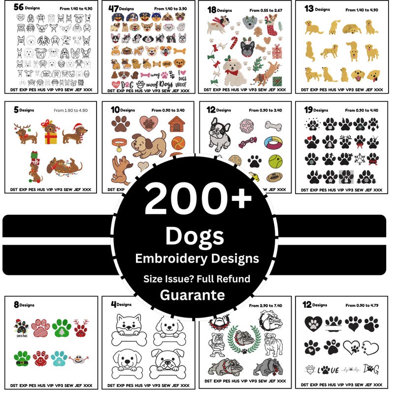 Dog Breeds Mini Icons - Etsy