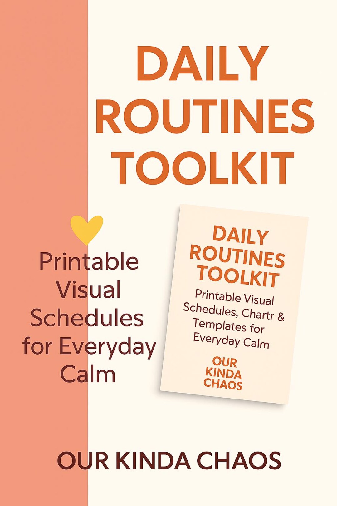 Daily Routines Toolkit | Printable Visual Schedule for Kids | Autism ...