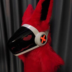 Ghost Doll Rabbit Protogen Full Fursuit Adopt - Etsy