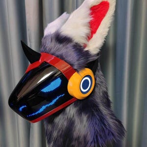 Ghost Doll Rabbit Protogen Full Fursuit Adopt - Etsy