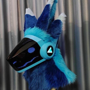 Ghost Doll Rabbit Protogen Full Fursuit Adopt - Etsy