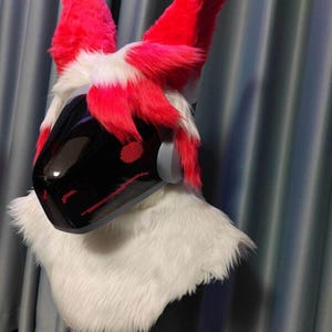 Ghost Doll Rabbit Protogen Full Fursuit Adopt - Etsy