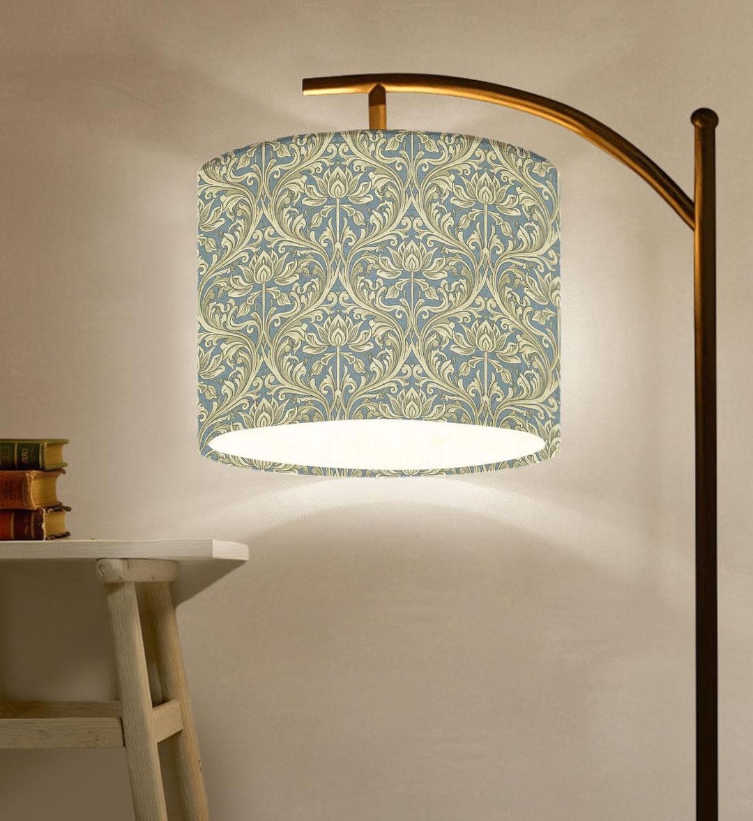 William Morris Lotus Acanthus Lampshade, Art Nouveau Floral Lamp Shade ...