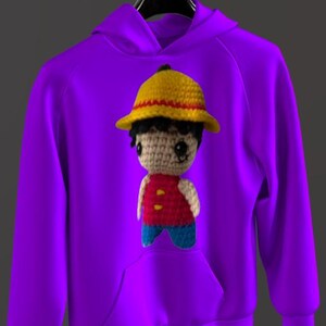 Luffy Amigurumi Crochet Pattern: One Piece Anime Keychain (PDF Download ...