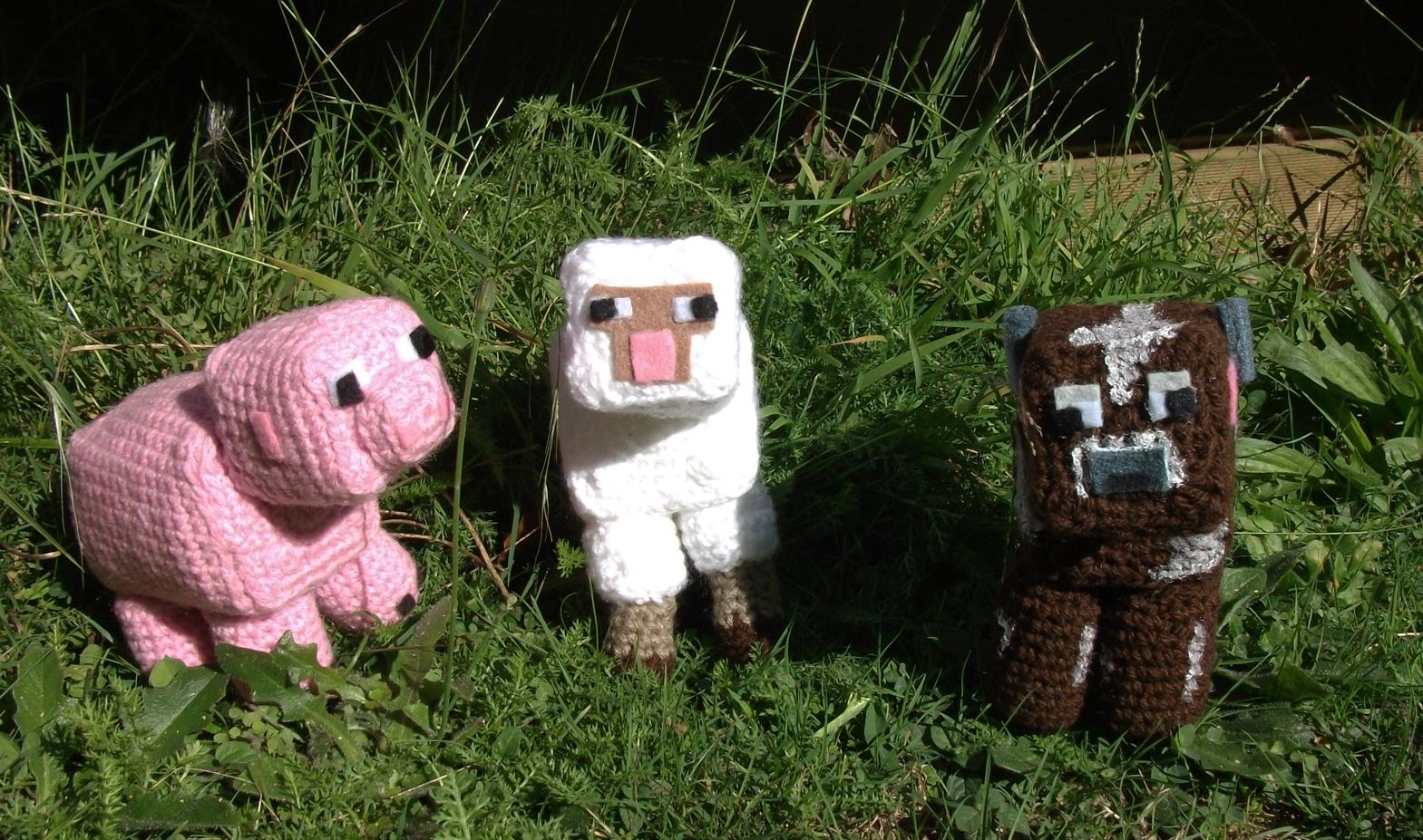 Amigurumi Minecraft Sheep Crochet Pattern PDF – DIY Plush Toy Tutorial ...