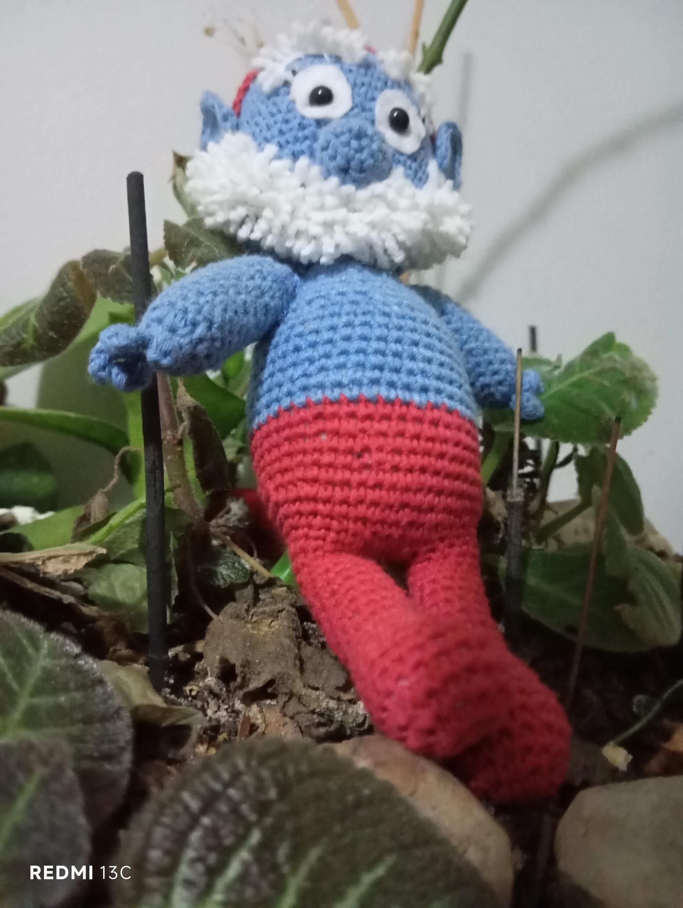 Papa Smurf Crochet Pattern: Amigurumi Plush Toy Tutorial (PDF Download ...