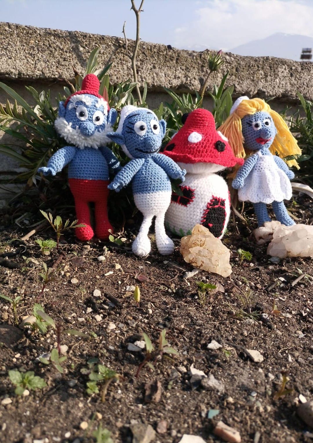 Smurfs Crochet Pattern Bundle: Papa Smurf, Smurfette, Gargamel (PDF ...