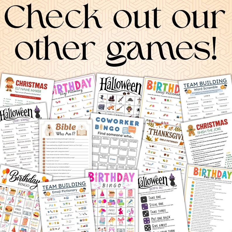 Christmas Word Scramble Game, Printable Christmas Emoji Game, Festive ...