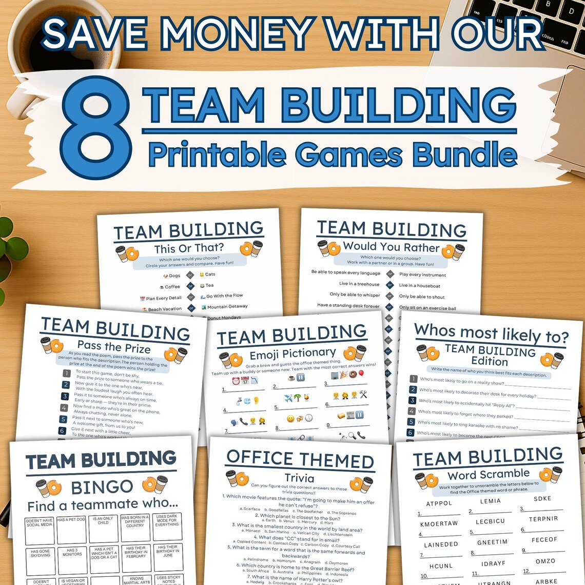 Mad Libs for Work Office Mad Libs Team Buidling Game Office Icebreaker ...