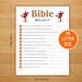 Bible Who Am I Game Printable Bible Trivia Game Printable Bible ...