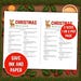 Christmas Trivia Game Fun Festive Holiday Quiz Printable Xmas Party ...