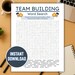 Team Building Game, Printable Word Search Activity for the Office, Fun ...