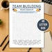 Team Building Game, Printable Word Search Activity for the Office, Fun ...