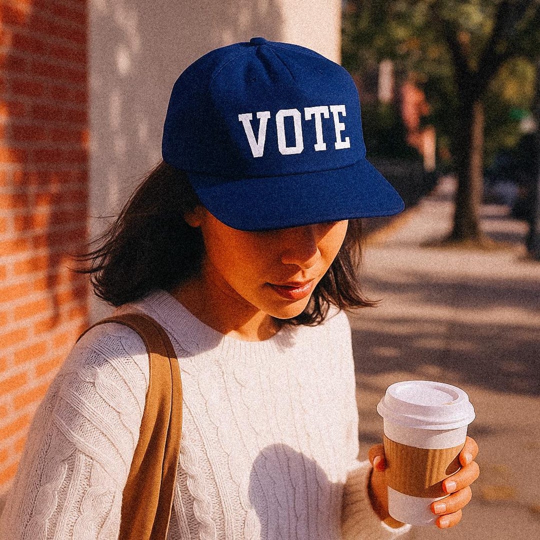 Customizable VOTE Recycled Nylon Cap | Custom Printed 5-panel Hat ...