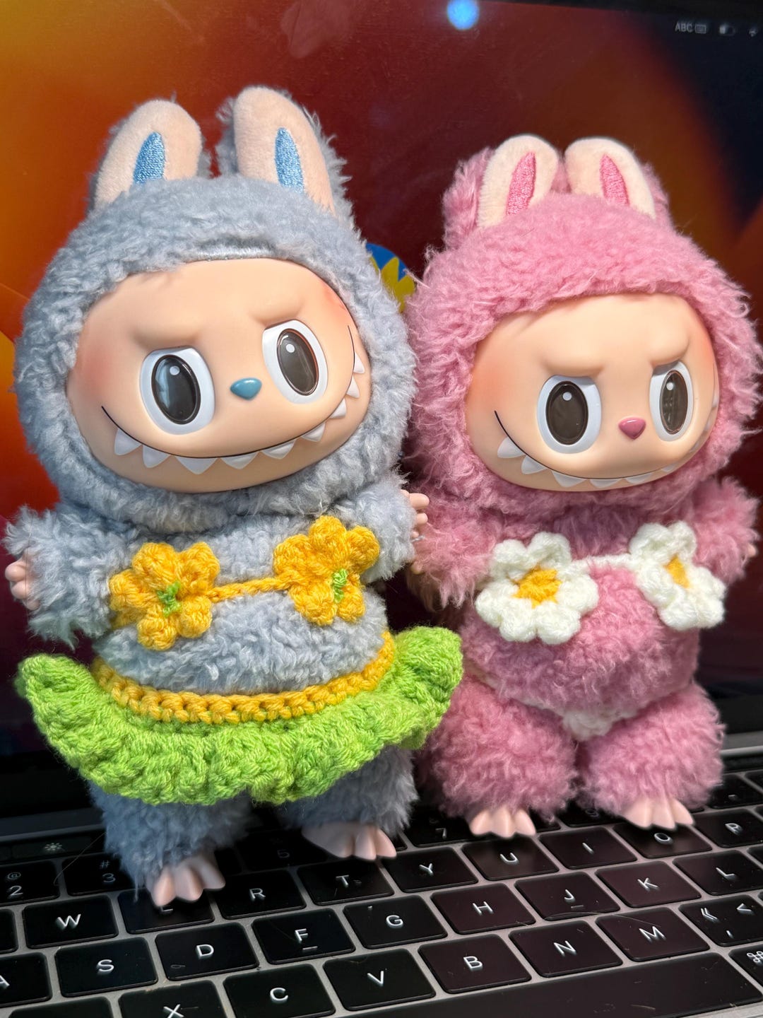 Labubu Handmade Doll Bikini |doll Clothes 2-piece Set Cozy Casual ...