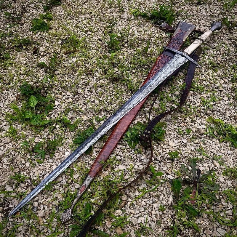 Custom Long Sword Metal - Etsy